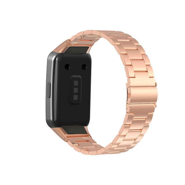 Huawei Band 6 Strap | Honor Band 6 Strap | Rose Gold Vintage Steel – GT ...